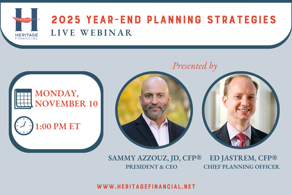 2025 Year-End Planning Strategies | Heritage Financial Services